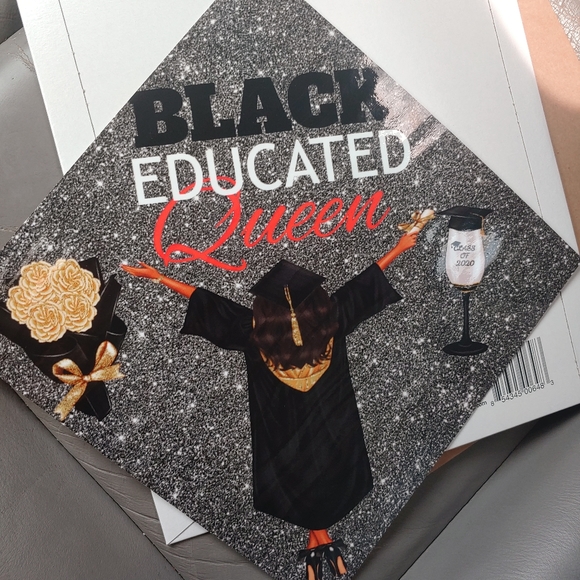 StarrGradz | Accessories | Graduation Cap Topper Black Educated ...